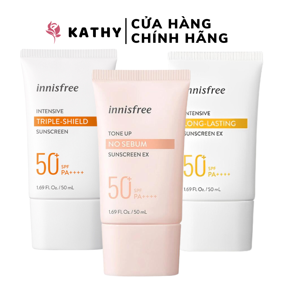 Kem Chống Nắng Nâng Tone, Kiềm Dầu Innisfree Tone Up No Sebum / Intensive Triple-Shield 50ml ...