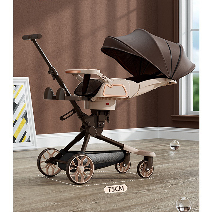 Xe Đẩy V9 Baobaohao Cho Bé Du Lịch Gấp Gọn 2 Chiều | Shopee Việt Nam