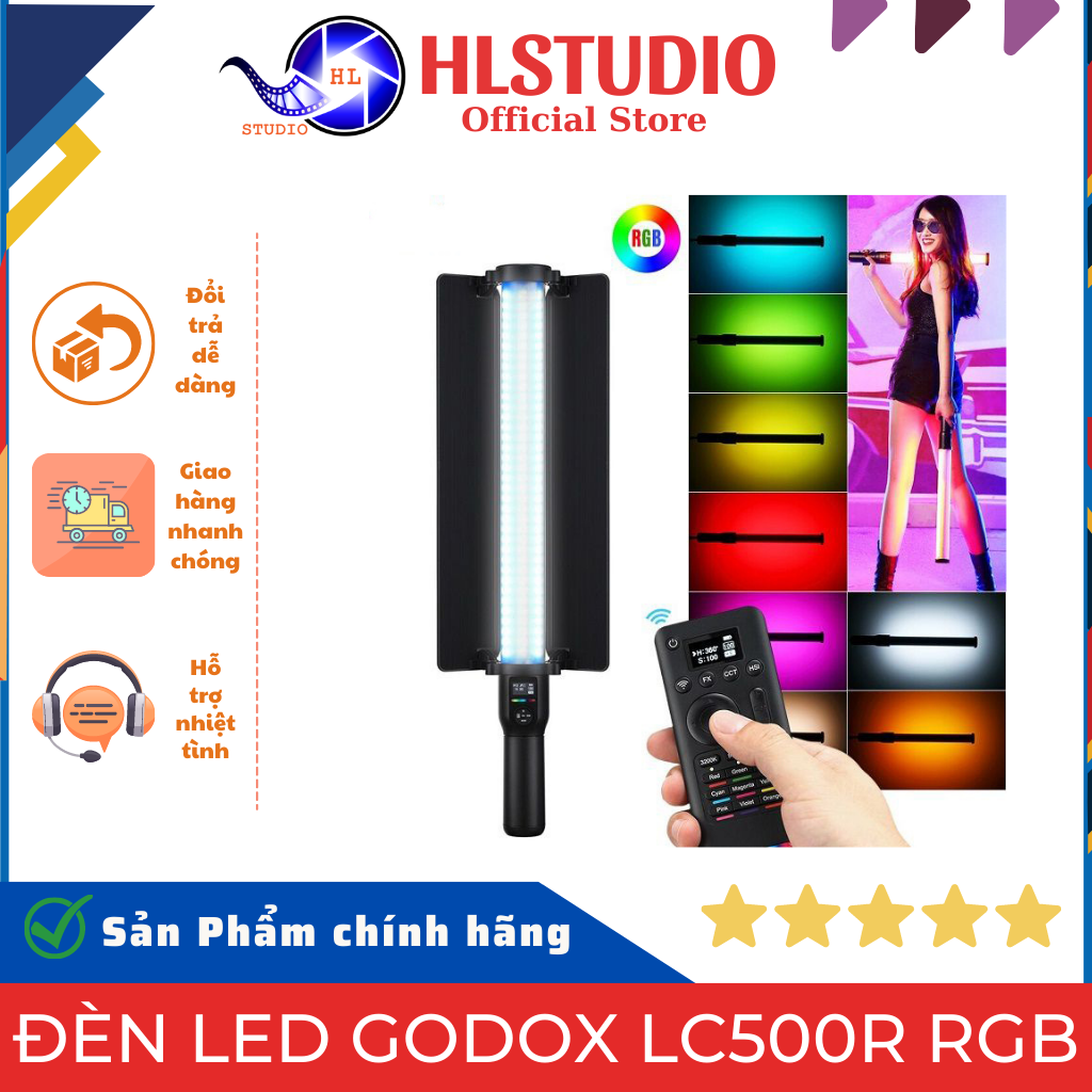 Godox LC500R Mini RGB, LC500R RGB, Light Stick LC1000R RGB, LC1000Bi ...