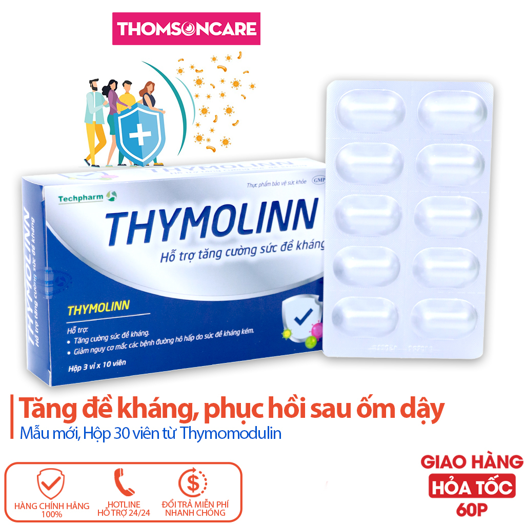 Thymomodulin 120mg tăng đề kháng, miễn dịch, giảm mệt mỏi bổ sung ...
