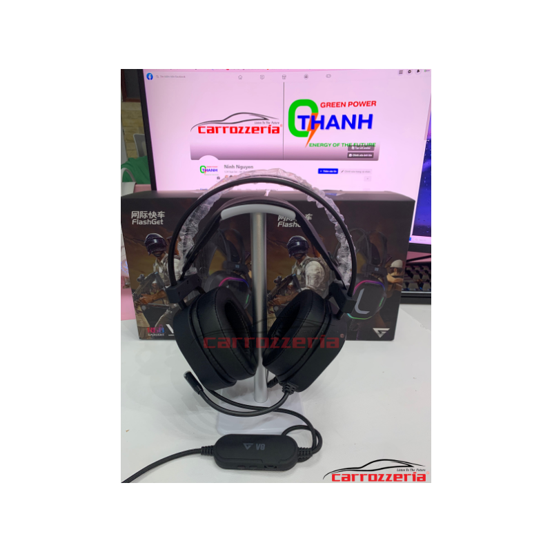 Tai Nghe Gaming FlashGet V8 Đèn Viền RGB Cao Cấp Dành Cho PC | Shopee ...