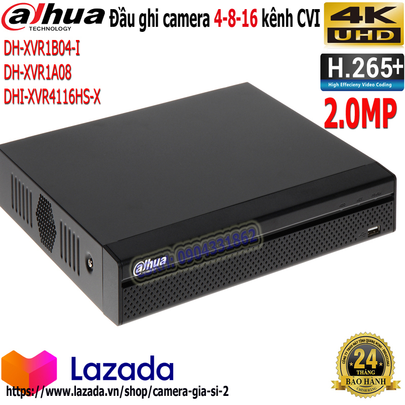 (Chính Hãng) Đầu ghi Camera Dahua 4,8,16 Kênh hỗ trợ nhiều nhãn Camera ...