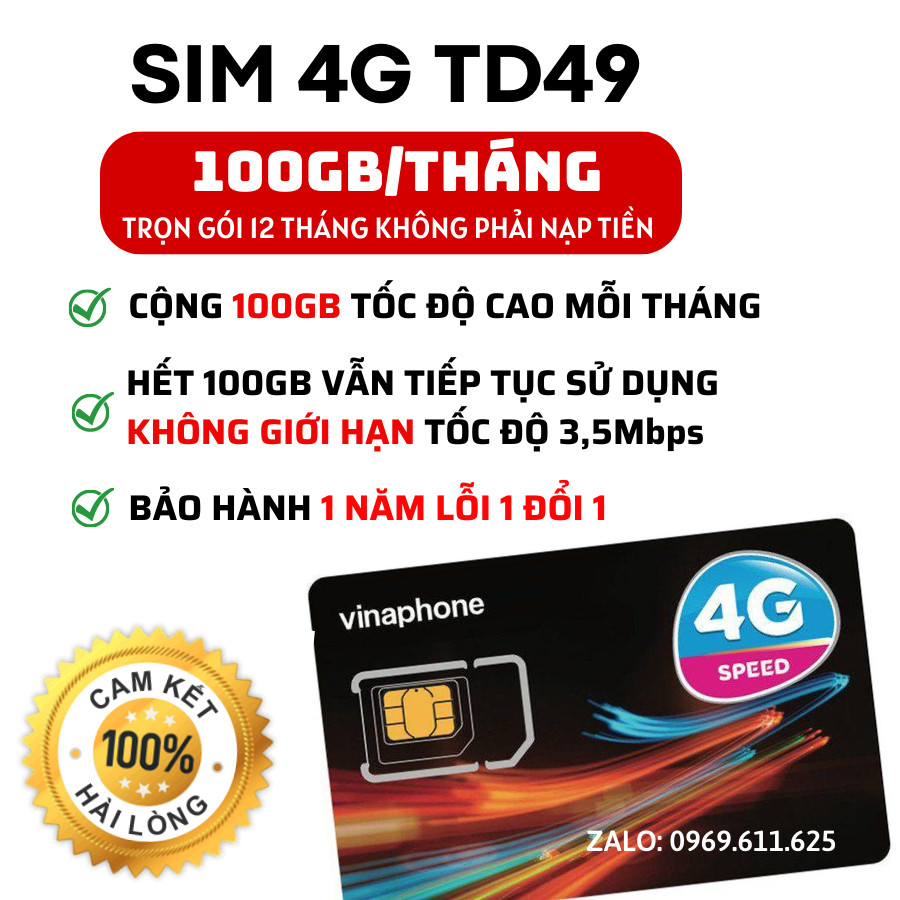 [ 1 TỶ GB MAX DATA ] SIM 4G VINAPHONE TRỌN GÓI 1 NĂM U1500 VD149 TD49 FHAPPY D500 14BIG50Y KHÔNG ...
