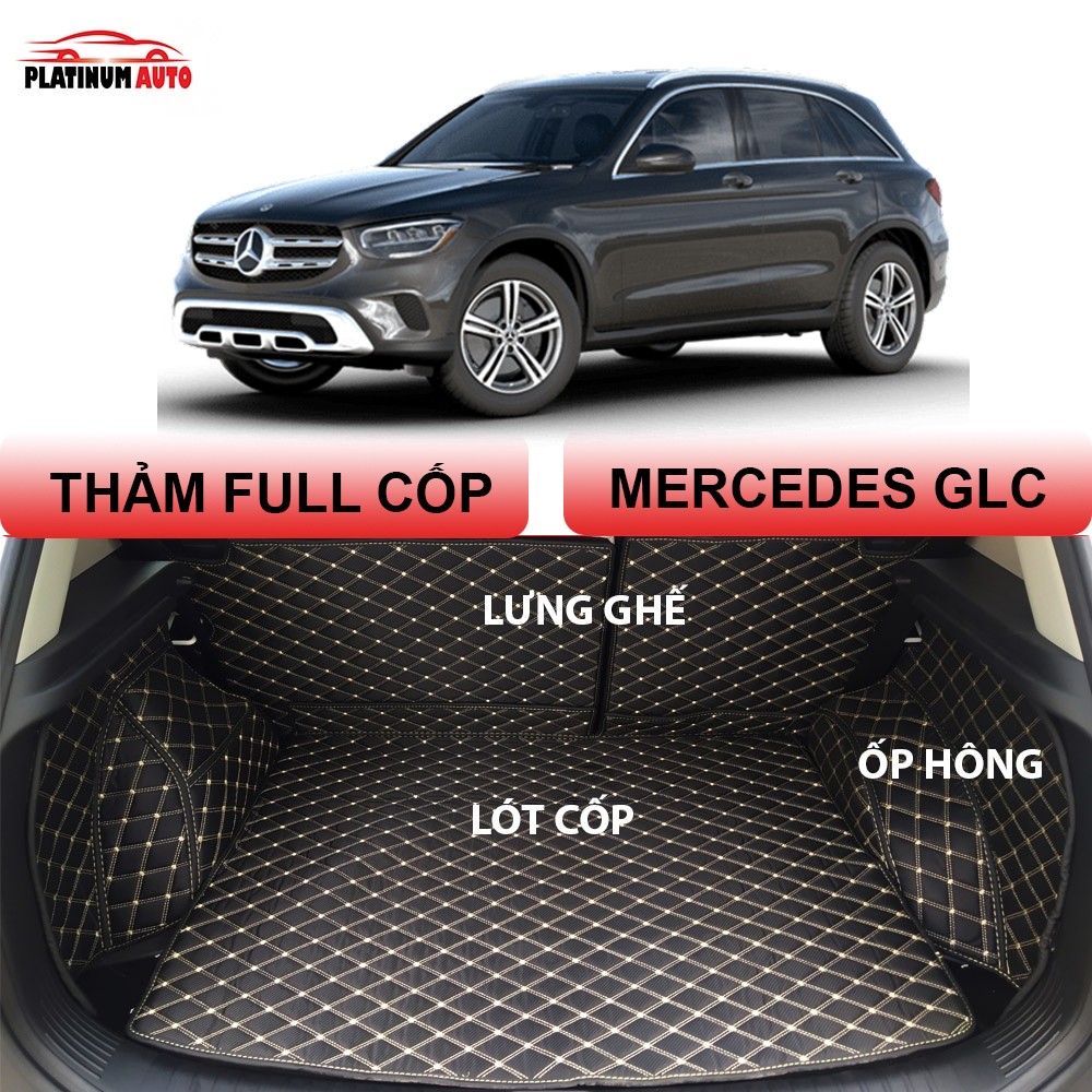 Lót cốp xe Mec Glc Class - Thảm da Pu cao cấp, chống nước, chống xước ...