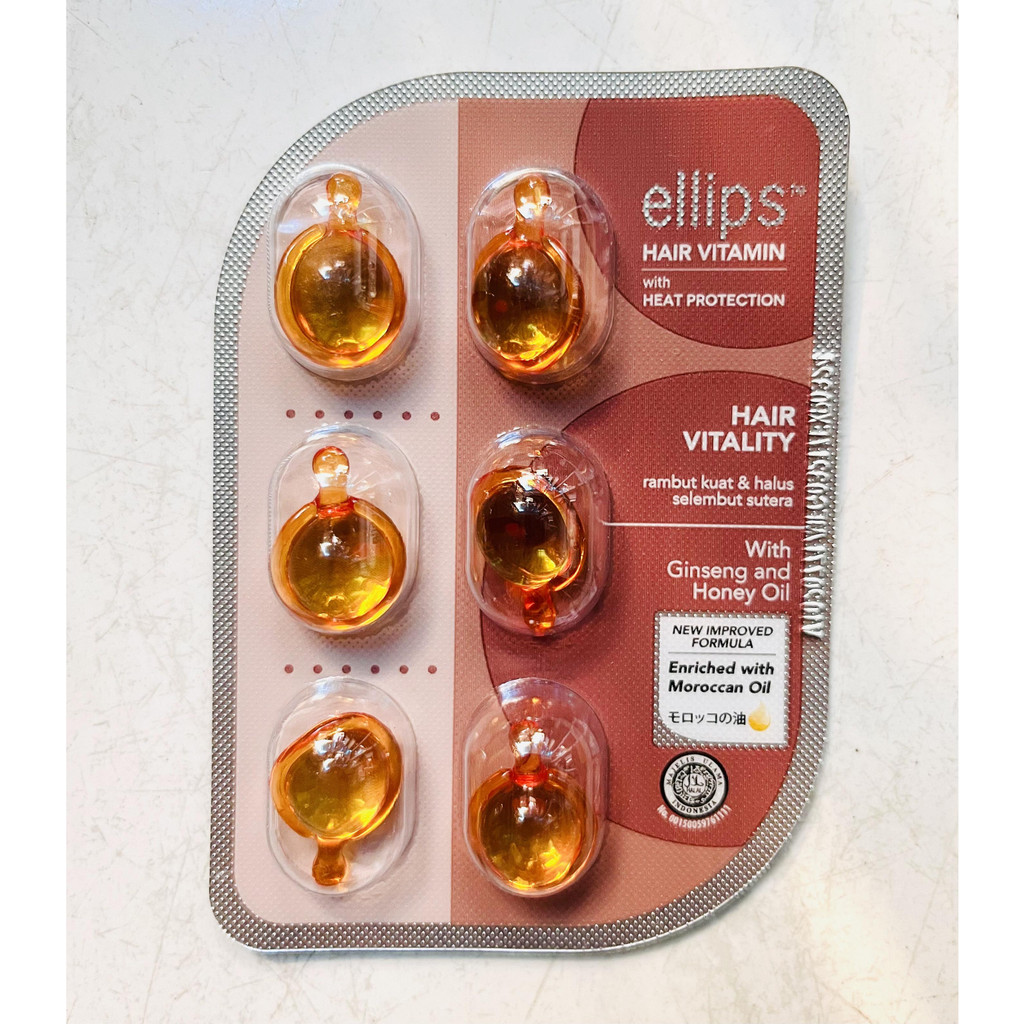 [HCM] ( Chính hãng) Vỉ serum dưỡng tóc Ellips Hair Vitamin - Vỉ 6 viên ...