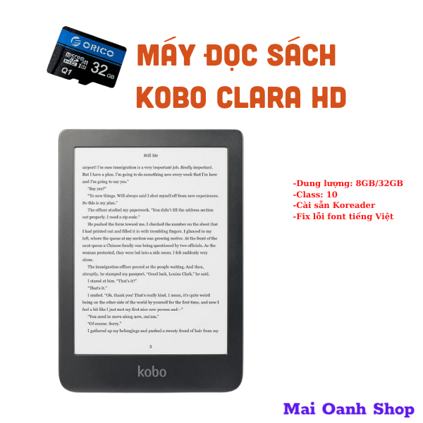 Thẻ Nhớ Nâng Cấp Lên 32GB Hoặc Sửa Chửa Lỗi Máy Đọc Sách Kobo Clara HD | Shopee Việt Nam