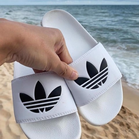 [CHÍNH HÃNG] - DÉP ADIDAS LITE TRẮNG ĐEN *WHITE/BLACK* - Code: EG8272 ...