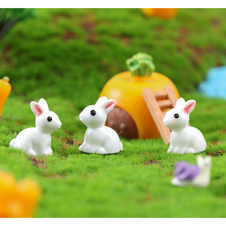 Mô hình phụ kiện tiểu cảnh trang trí sen đá, terrarium, hồ cá,tablo ô ...