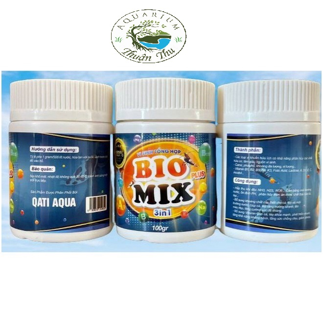 Vi sinh bio mix plus 3 in 1 cho bể cá cảnh | Shopee Việt Nam