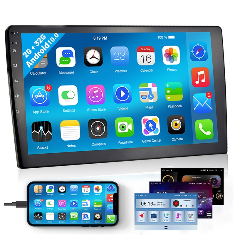 Màn android ô tô 7 inch Wifi Ram 2G - rom 32G, lắp được cho tất cả các dòng xe ô tô có bản đồ ...