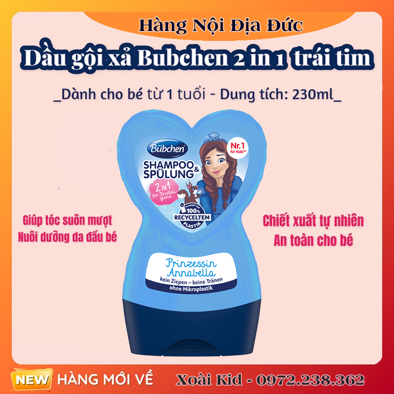 Bộ Sữa Tắm Gội, Kem Dưỡng Da, Kem Hăm Cho Trẻ Sơ Sinh Bubchen 400ml - Nội địa Đức Đủ Bill ...