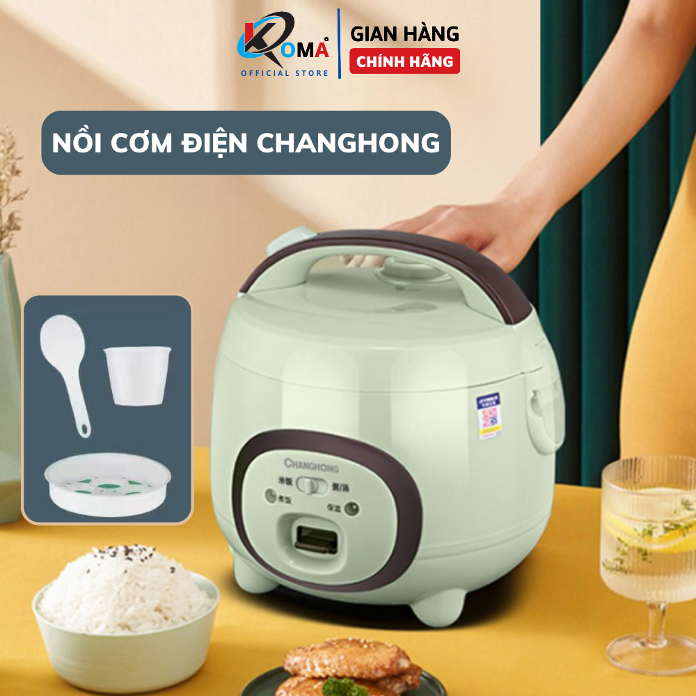 Nồi Cơm Điện ChangHong Chính Hãng, Nồi Cơm Điện 1.8L, Nồi Cơm Tráng Men ...