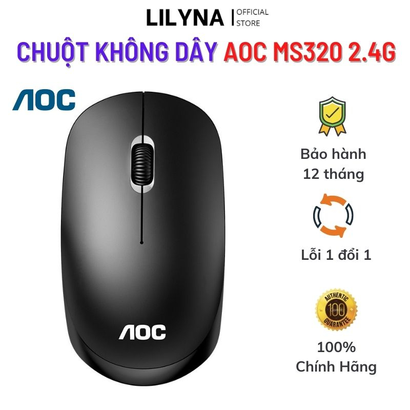 Chuột không dây máy tính gaming AOC MS320 chuyên PC Laptop - Hàng chính ...