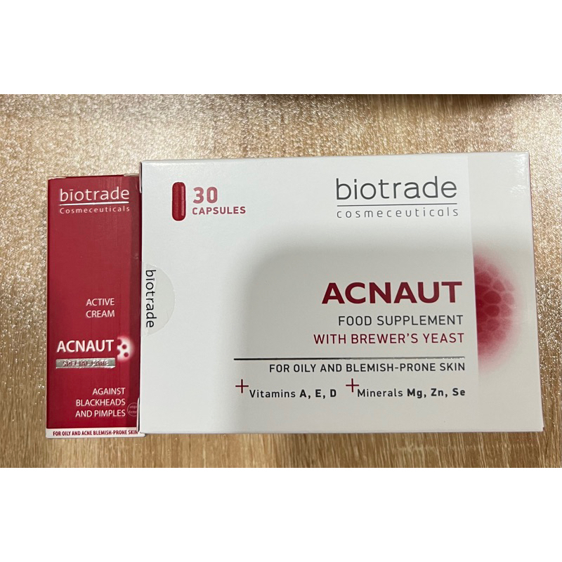 [NHẬP KHẨU CHÍNH HÃNG] BIOTRADE ACNAUT VIÊN UỐNG HỖ TRỢ GIẢM MỤN, GIẢM ...
