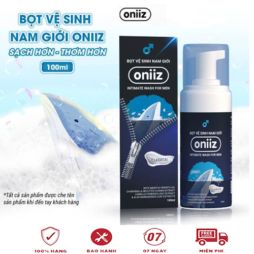 💯 [ Chính Hãng ] Bọt vệ sinh nam giới Oniiz, Dung dịch vệ sinh nam tạo ...