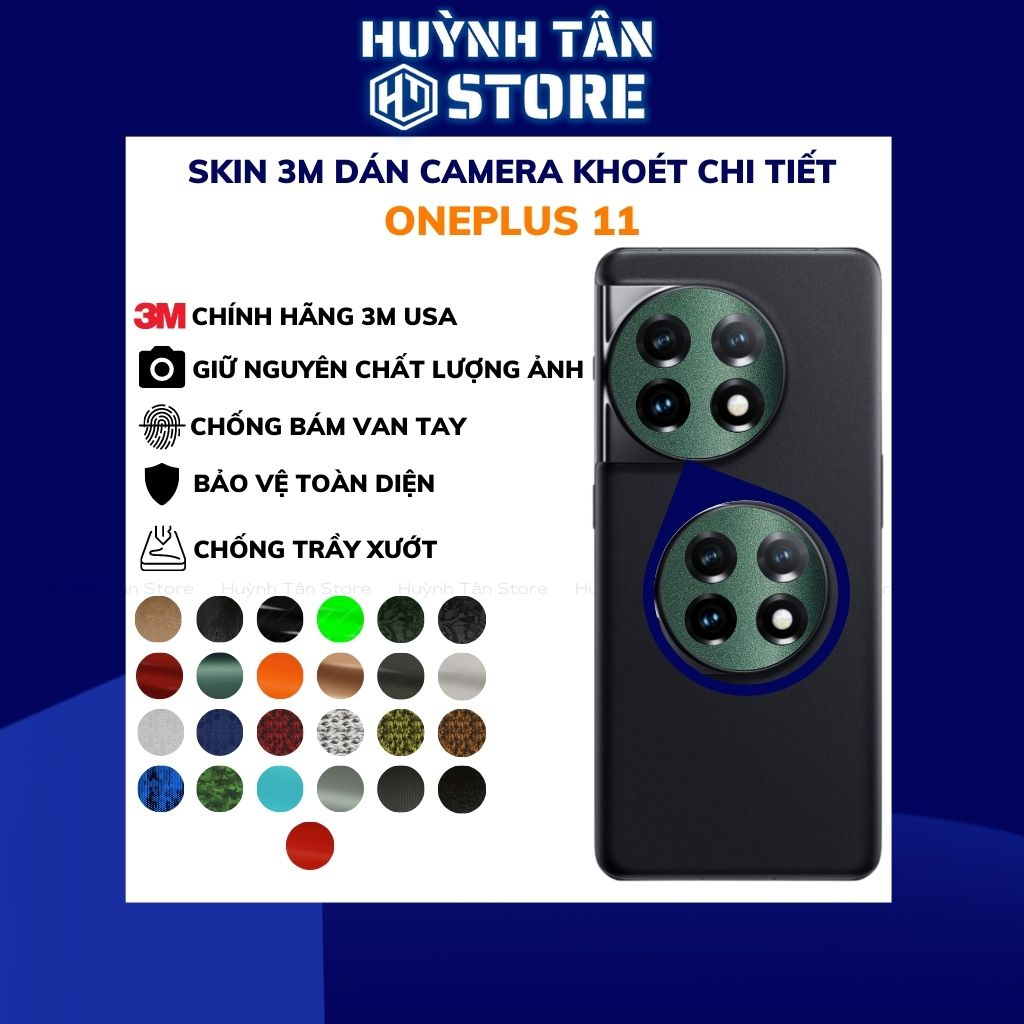 Miếng dán camera oneplus 11 skin 3m chính hãng từ USA chống trầy xướt ...