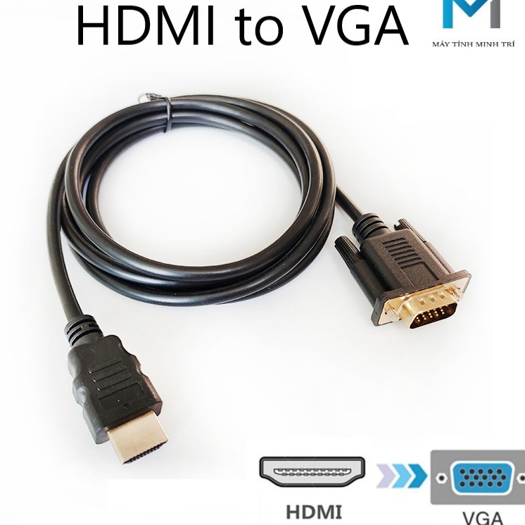 Cáp Chuyển HDMI Ra VGA 1.8m, Hdmi to vga | Shopee Việt Nam