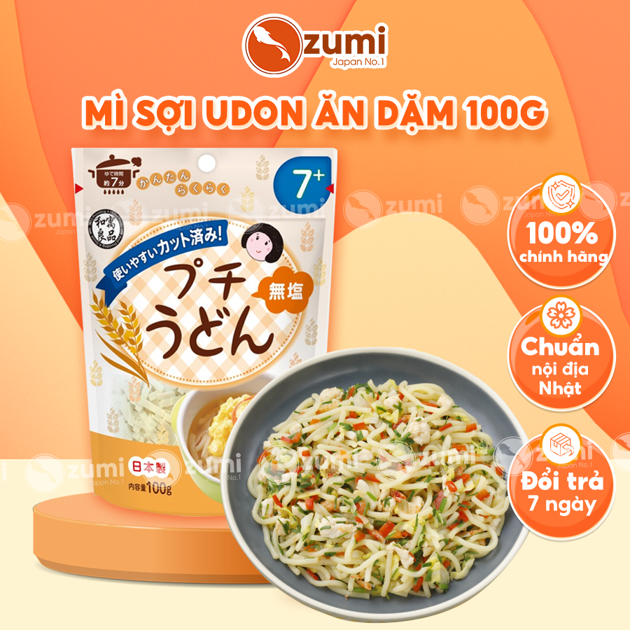 Mì Sợi Udon Không Muối Ăn Dặm Nội Địa Nhật Cho Bé Từ 7 Tháng Tuổi Wagu ...