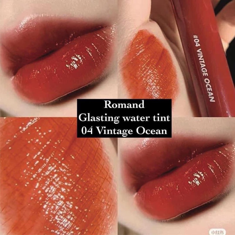 Son Bóng Romand Glasting Water Tint 04 Vintage Ocean Shopee Việt Nam