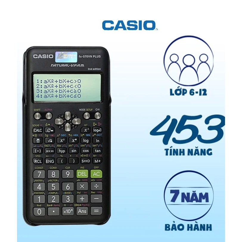 Máy tính khoa học Casio FX-570VN Plus New | Shopee Việt Nam
