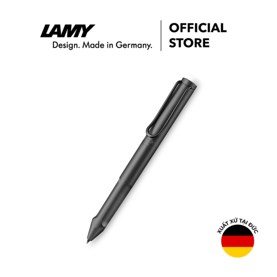 Bút điện tử cao cấp Lamy Safari Twin pen all black EMR POM | Shopee ...