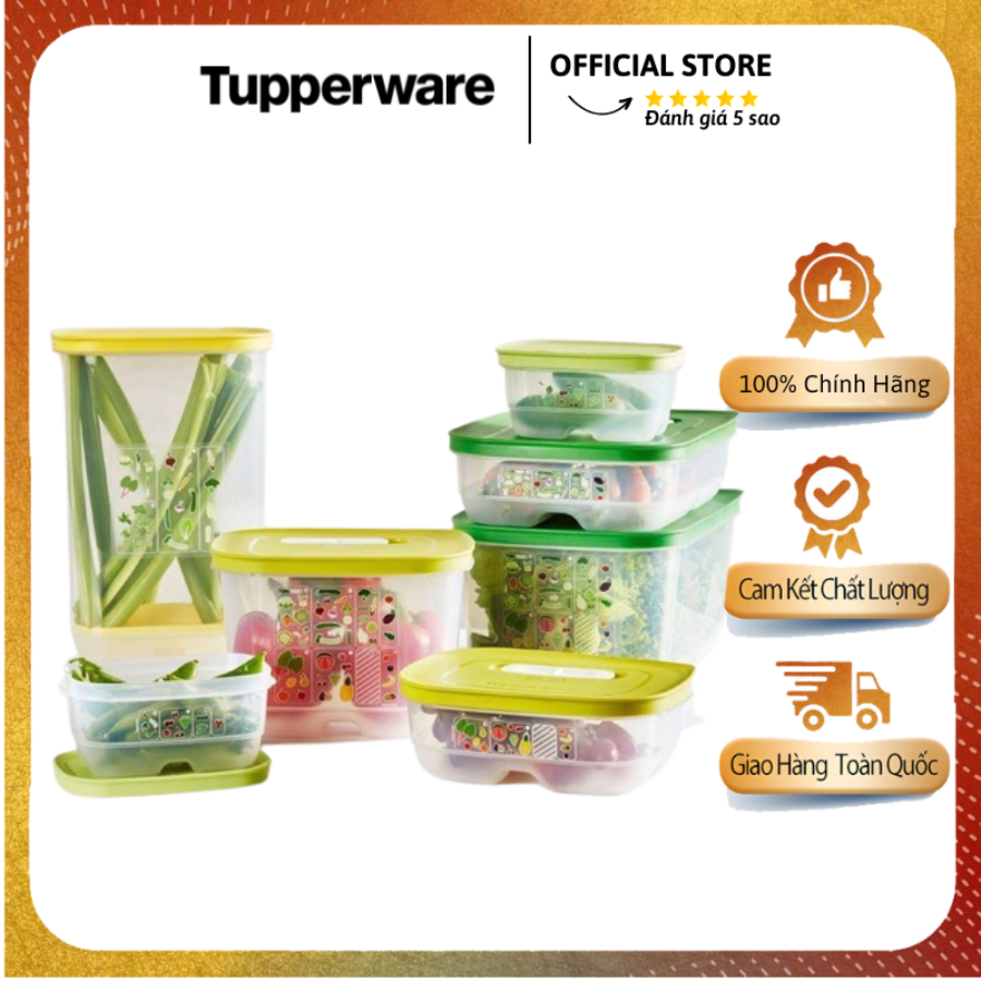 Hộp Trữ Mát Ventsmart Tupperware Lẻ 800ml/ 1.8L/ 4.4L/ 6.1L ...