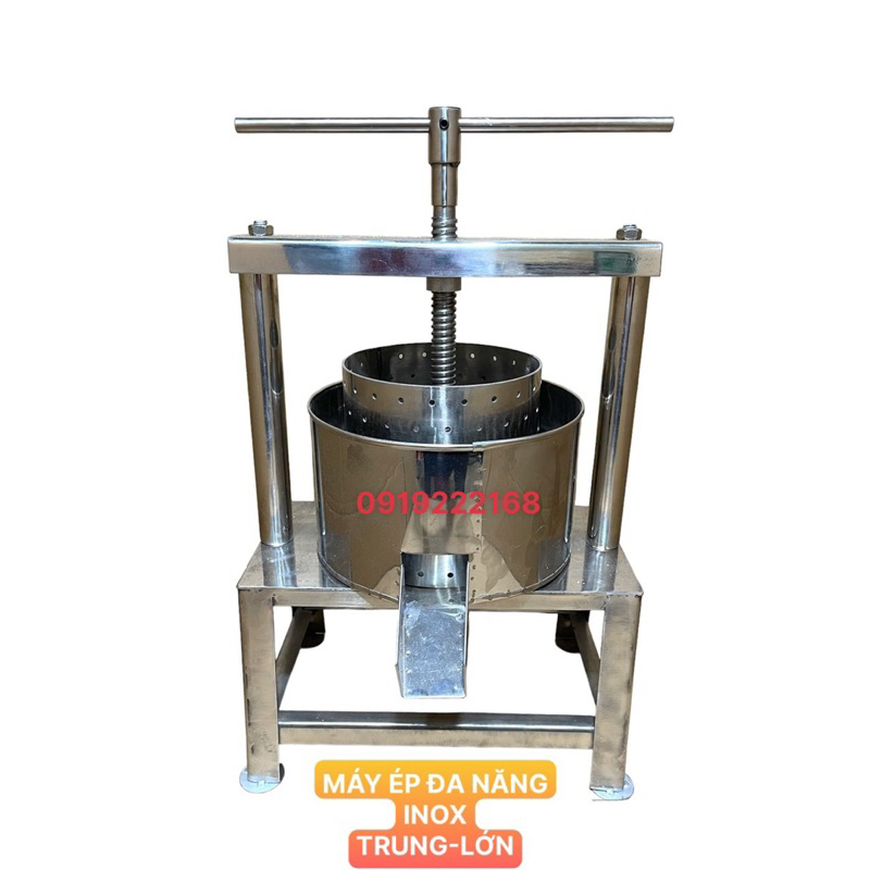 LỚn MÁy Ép NƯỚc CỐt DỪa TÓp MỠ Đa NĂng Size LỚn 18cm Inox 201 DÀy