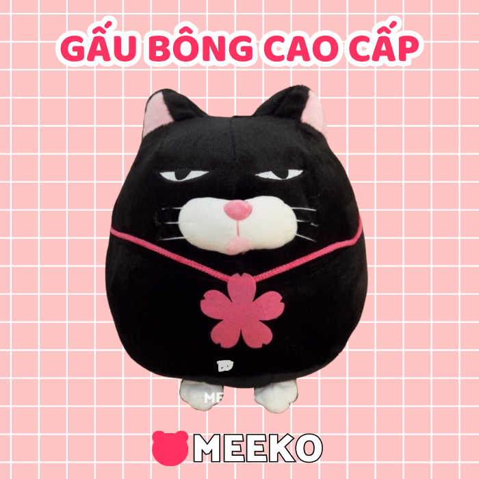 Gấu bông hình mèo Jennifer trong 2 ngày 1 đêm/ Thú nhồi bông mèo ...