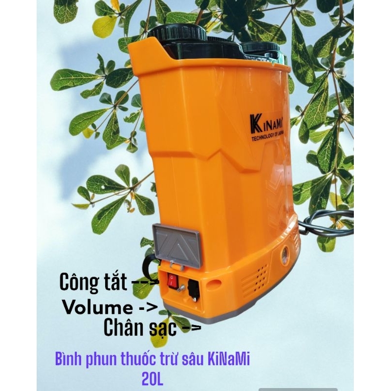 bình xịt phun thuốc bằng điện KINAMI 20lit va ORG 20 lít nhật bản ...