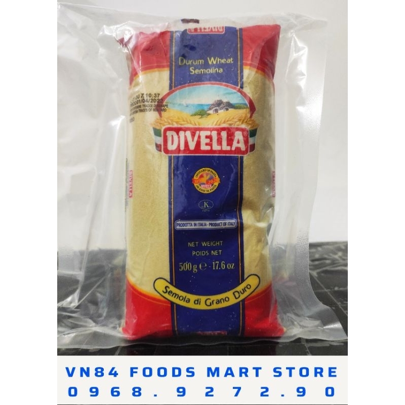 Bột Lúa Mì Semolina hiệu Divella Gói 500G 84finefoods | Shopee Việt Nam