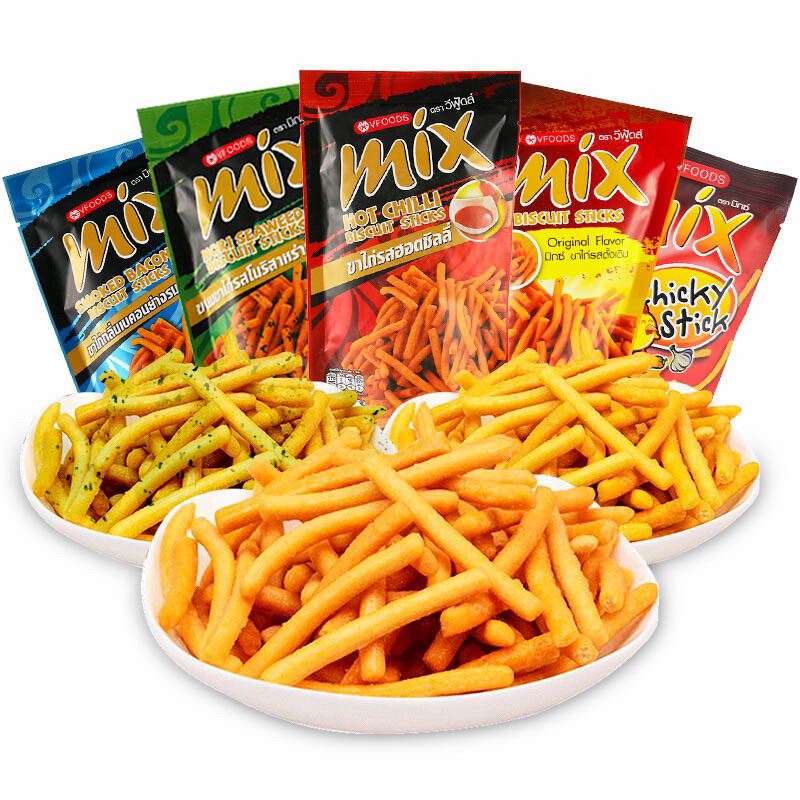 Bánh Snack Bim Bim Que Mix VFOODS Nhiều Vị | Shopee Việt Nam