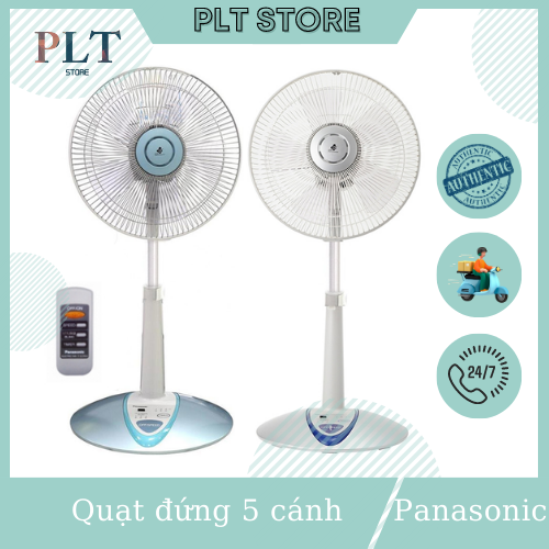 Quạt lửng, Quạt đứng 5 cánh có remote điều khiển từ xa Panasonic F ...