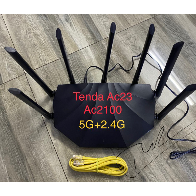Bộ Phát Tenda AC23 AC11 AC7 AC6 AC5 7 Ăng Ten 6dbi - AC1200 | Shopee ...