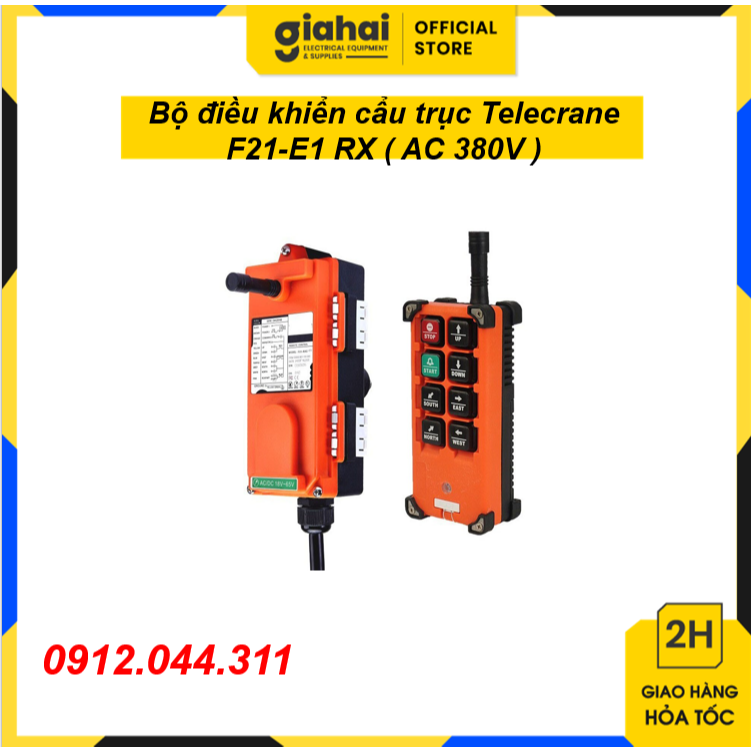 Bộ điều khiển cẩu trục Telecrane F21-E1 RX ( AC 380V ) TBD151 | Shopee ...