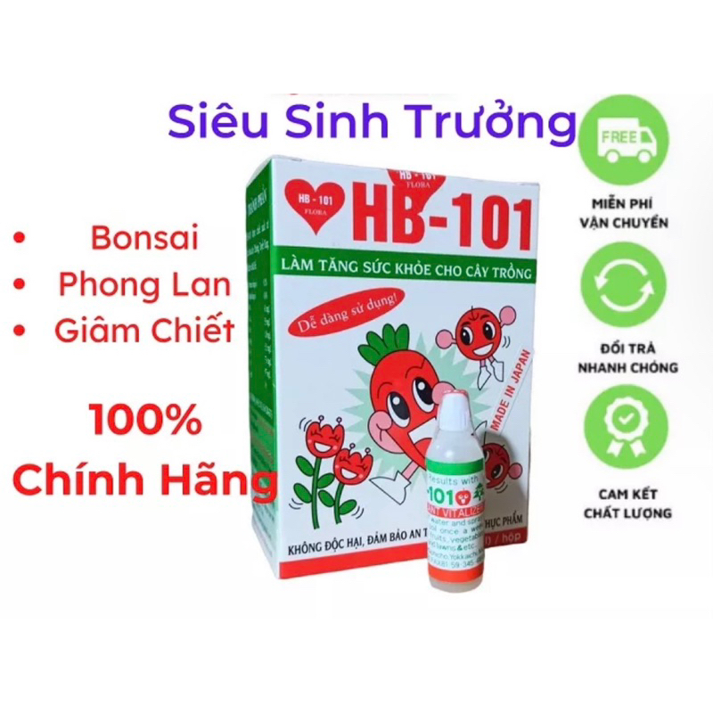 [FreeShip] Siêu Tăng Trưởng Sinh Học HB-101 Nhật Bản 6cc - Siêu Ra Rễ - Phục Hồi Cây Trồng nhanh ...