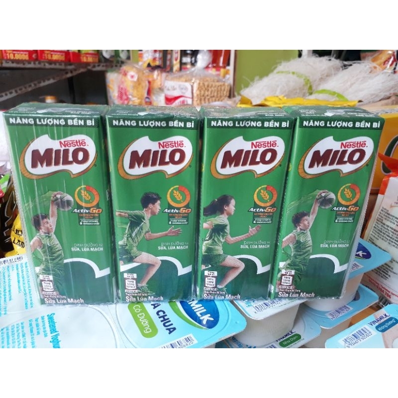 Sữa Lúa Mạch Milo 180ml 1 lốc 4 hộp | Shopee Việt Nam