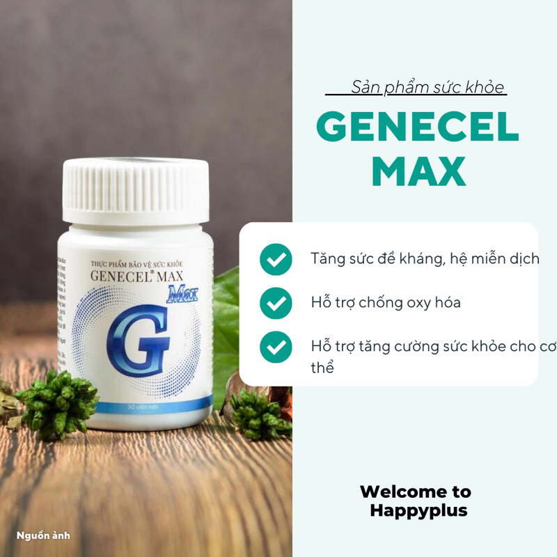 GENECEL MAX - Sản phẩm tăng cường sức đề kháng, tăng cường sức khỏe ...