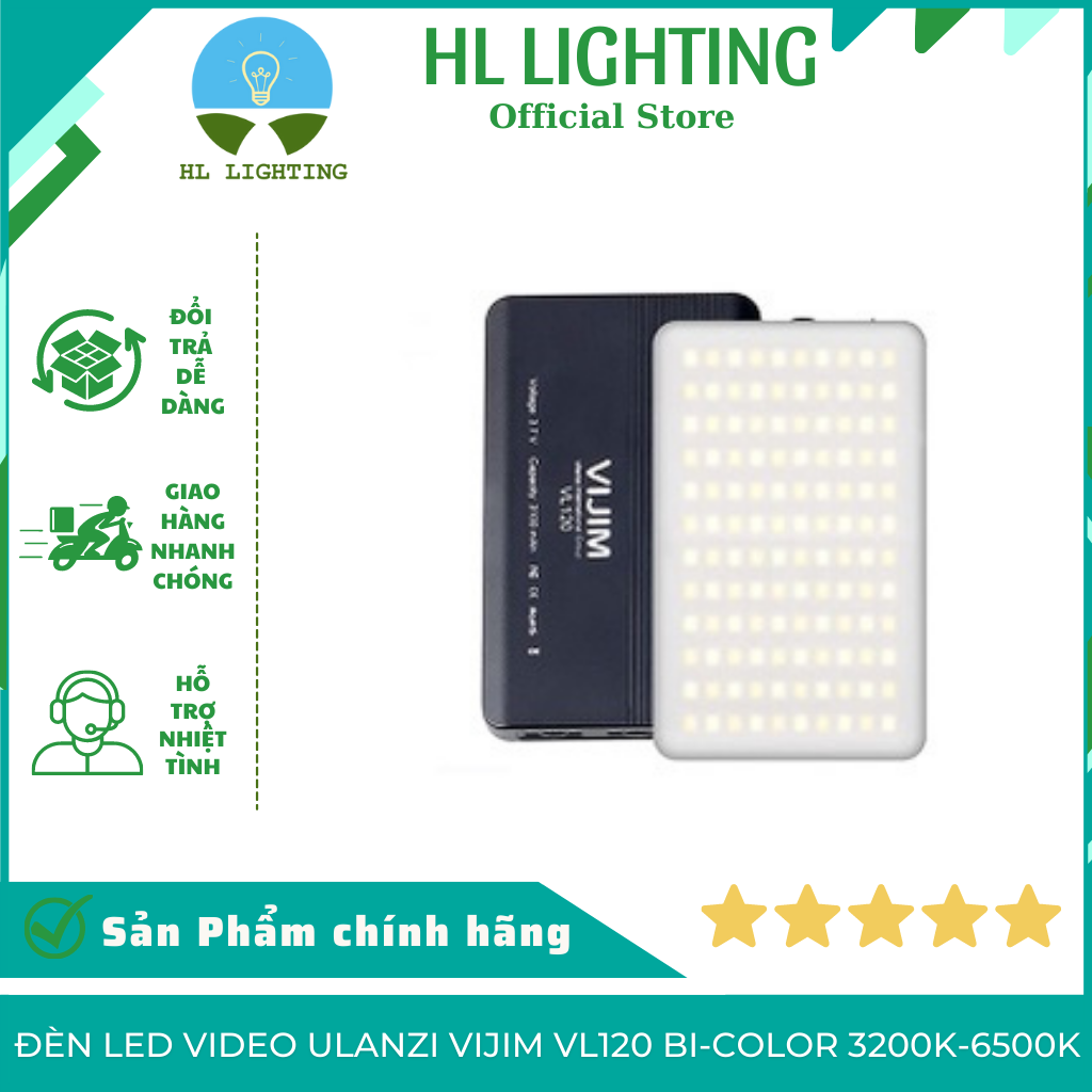 Đèn led video Ulanzi VIJIM VL120 Bi-Color 3200K-6500K HL Studio ...
