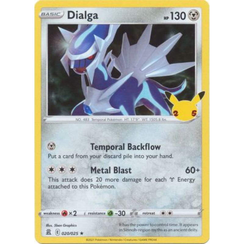 Thẻ Pokemon TCG Dialga - 020/025 - Holo Rare Celebrations Singles ...