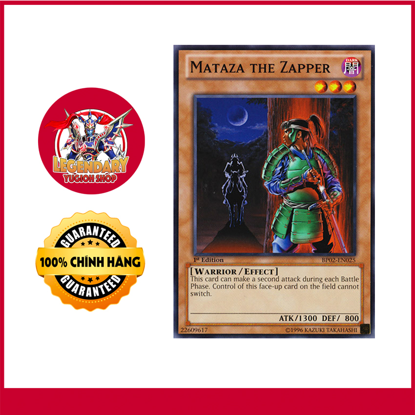 [Thẻ Bài Yugioh Chính Hãng] Mataza the Zapper | Shopee Việt Nam