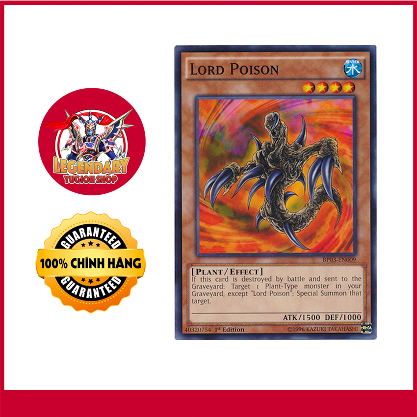 [Thẻ Bài Yugioh Chính Hãng] Lord Poison | Shopee Việt Nam