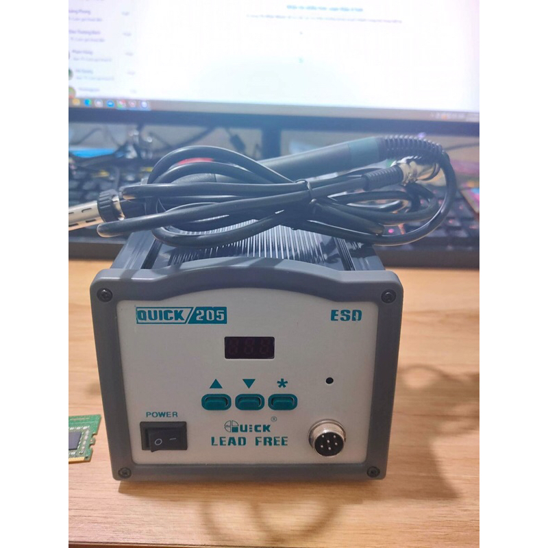Trạm hàn, Máy hàn thông minh QUICK 205 (không chì)(150W, 50~600°C) - Hàng chính hãng | Shopee ...