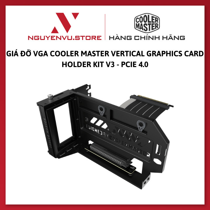 Giá dựng VGA Cooler Master Vertical Graphics Card Holder Kit V3 PCI-E 4 ...