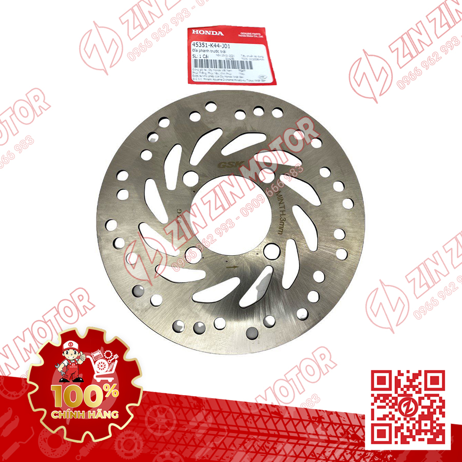 Dĩa Phanh, Đĩa Thắng Vario 160 (ABS, CBS), Click 160 (ABS, CBS) Trước ...
