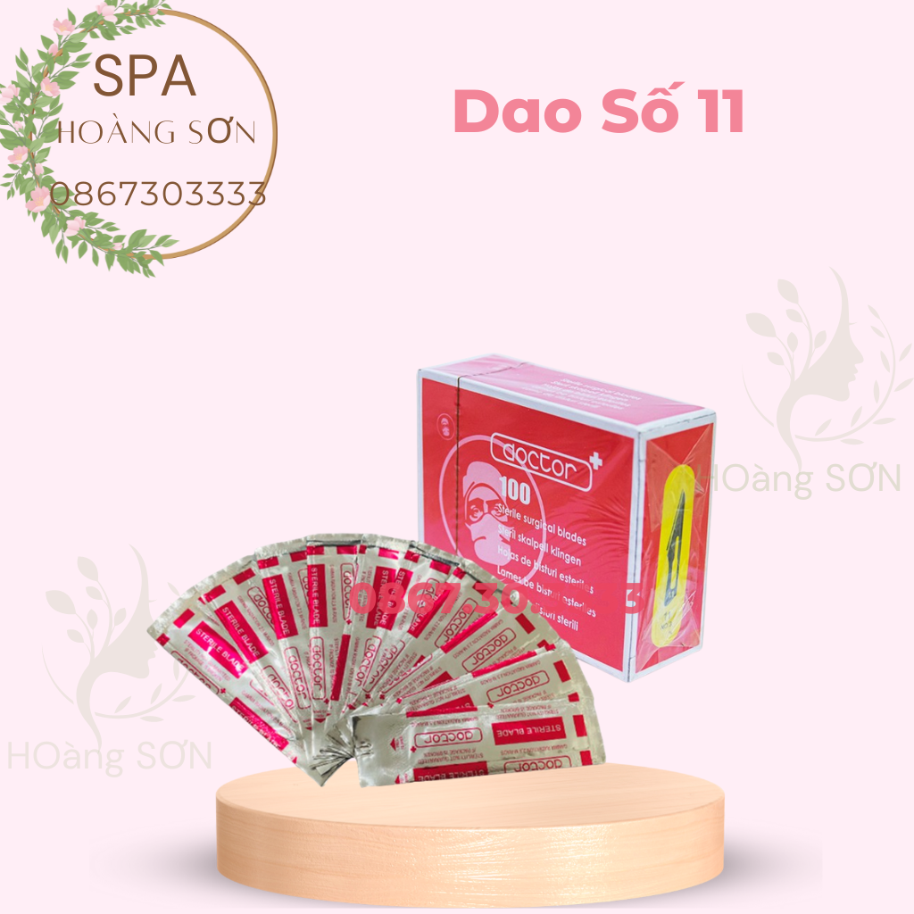Dao Số 11,DAO MỔ DOCTOR SỐ 11 dùng trong tiểu phẫu y tế, lễ lấy mụn ...