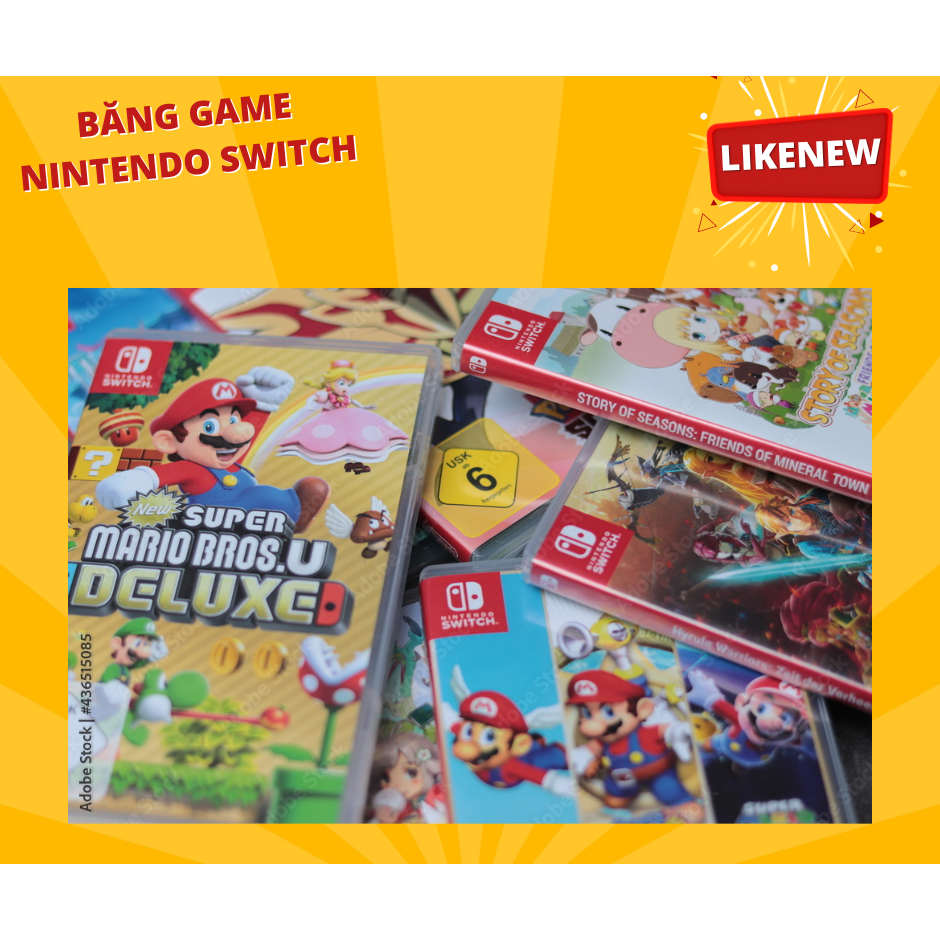 Băng Game Nintendo Switch Like New, Game Nintendo Switch 2ND đầy đủ box ...