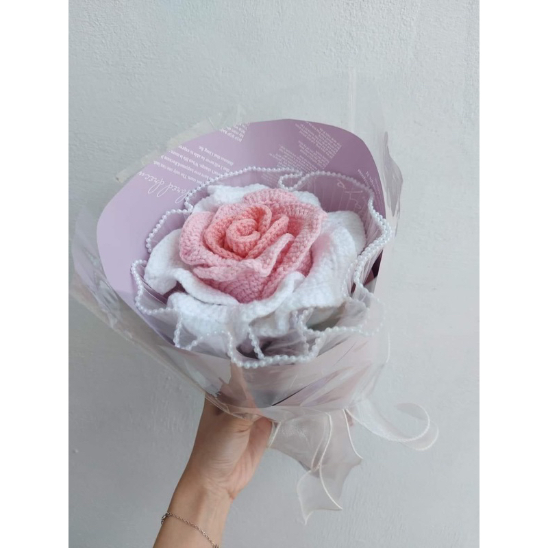 Hoa Hồng Len khổng lồ, hoa len handmade | Shopee Việt Nam