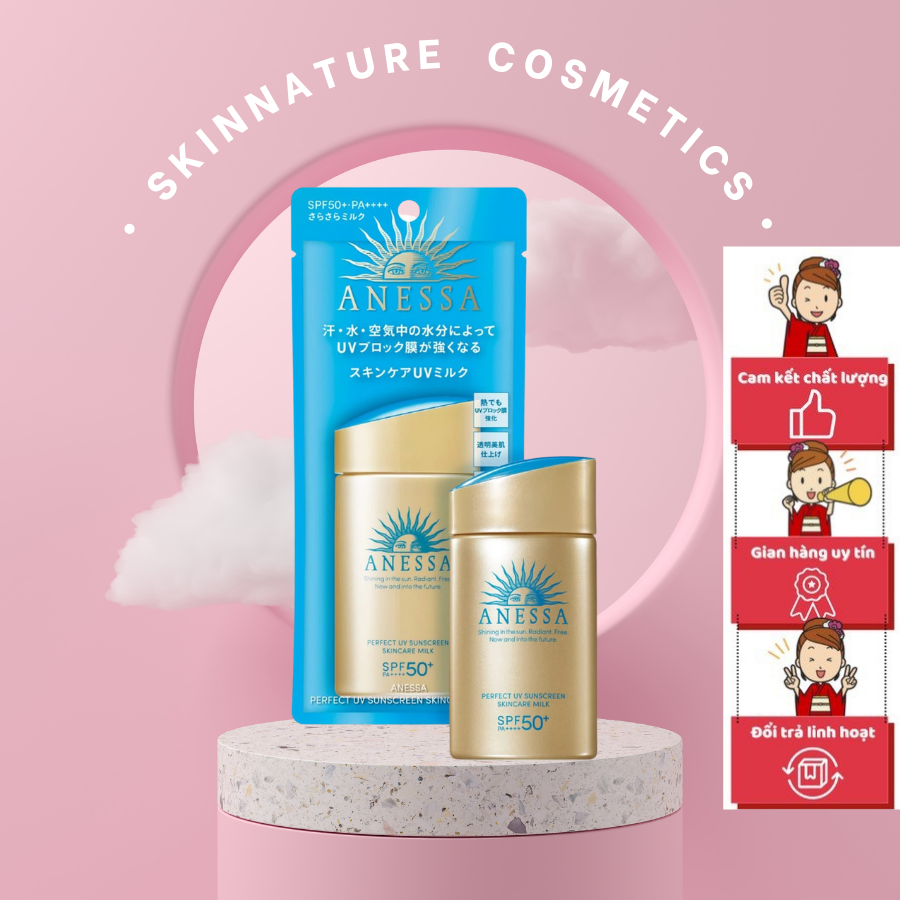 { Chuyên Sỉ & Lẻ } Kem chống nắng Anessa Perfect UV Sunscreen Skincare Milk SPF 50+ PA++++ 60ml ...
