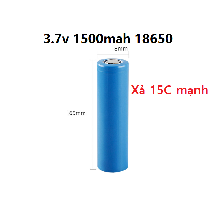 Pin Lithium Lion 18650 3.7v 1500mah Xả 15C Xe điều khiển Thiết Bị Điện ...