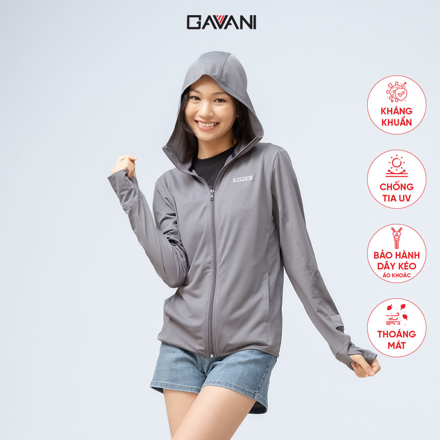 Áo khoác nữ cotton chống UV, chống nắng và kháng khuẩn Gavani hoz watch window | Shopee Việt Nam